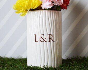 Rustic Wedding Vase - Etsy