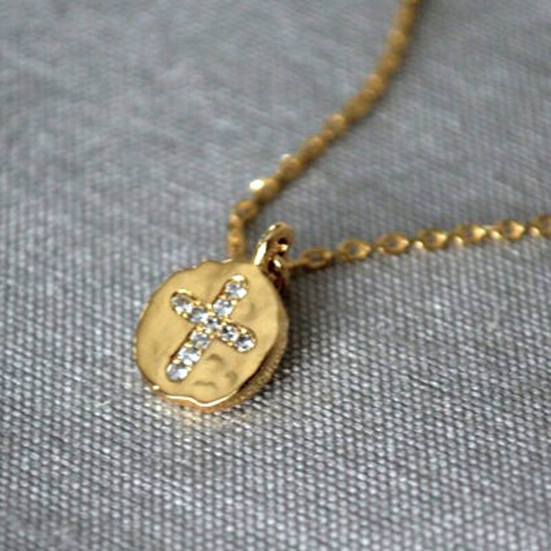Girls Cross Necklace - Etsy