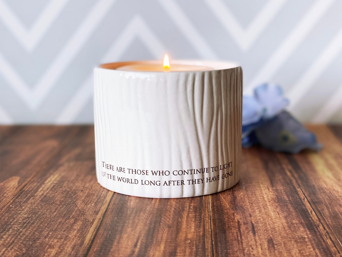 Sympathy Gift Sympathy Candle Personalized Sympathy Votive - Etsy