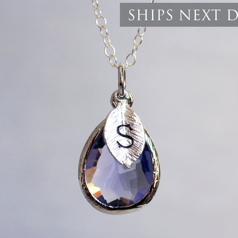 Teardrop Amethyst Rings - Etsy