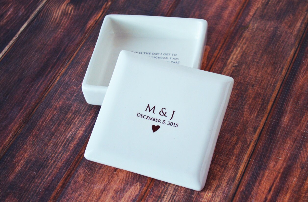 Personalized Mother of the Bride Keepsake Box - Gift From Groom - Etsy