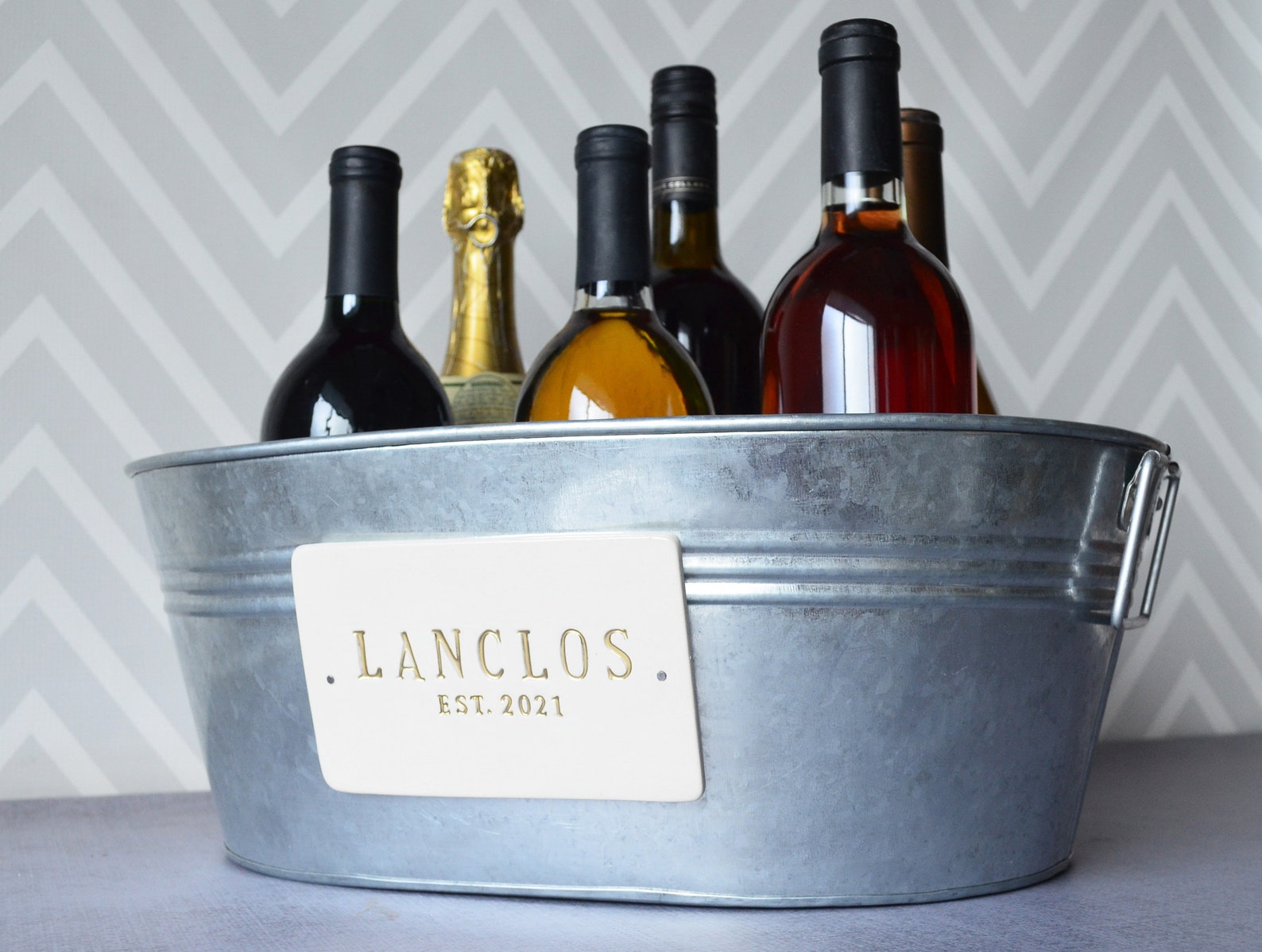 Wedding Gift, Personalized Wine Bucket, Champagne Bucket, Anniversary ...