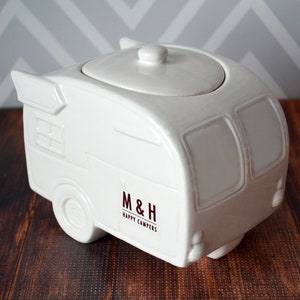 Camper Cookie Jar or Bank, Camper Gift, Vintage Trailer, Gift for Him ...