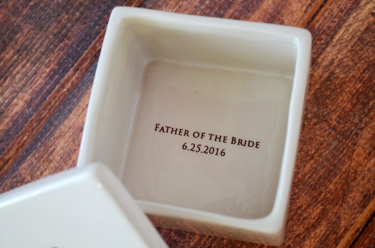 Father of the Bride Gift Dad Wedding Gift Deep Square | Etsy
