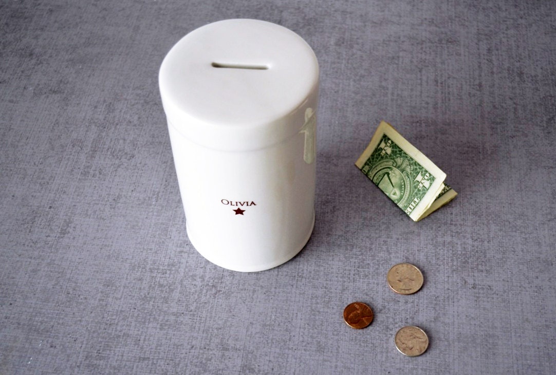 Personalized Bank Baptism Gift Baby Gift or First Communion - Etsy