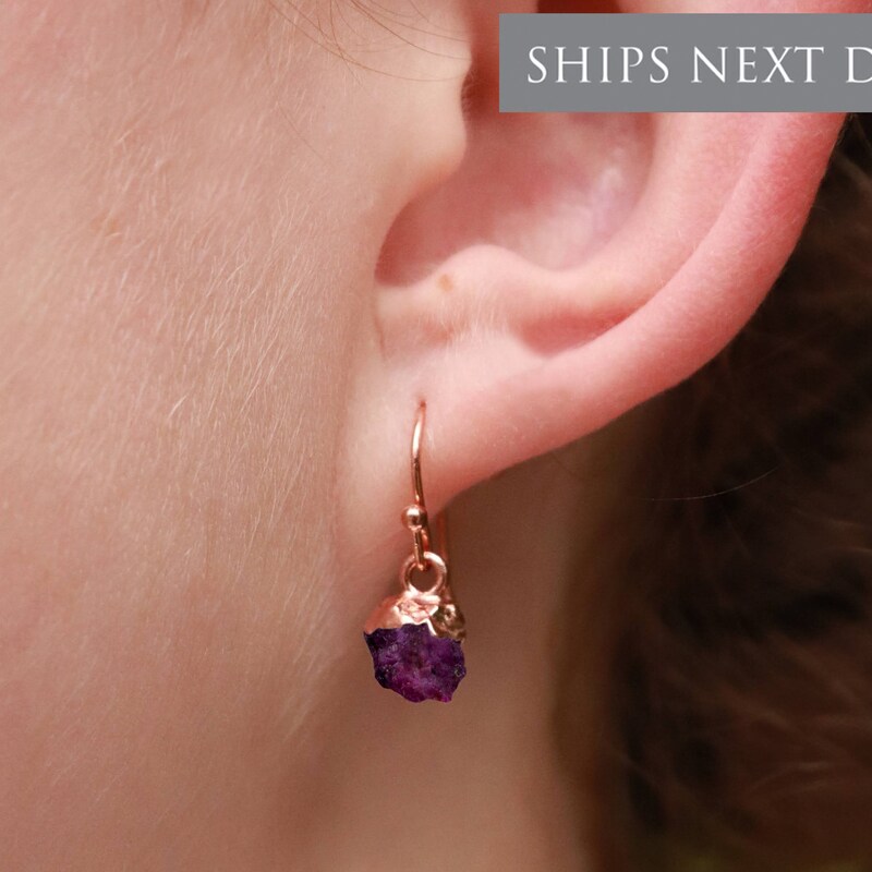Ruby Earrings - Etsy