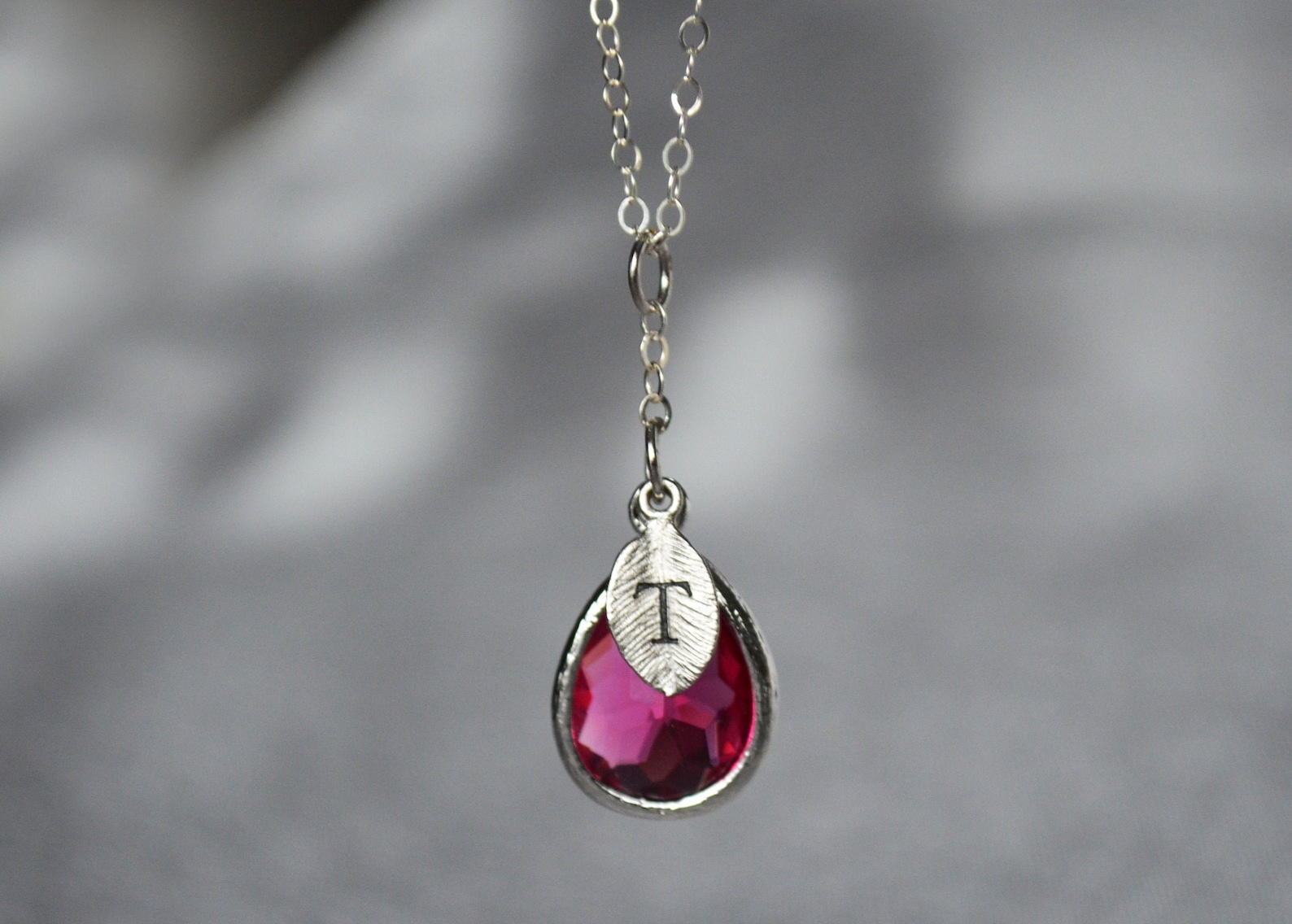 July Birthstone Necklace Ruby Birthstone Necklace Bridesmaid - Etsy