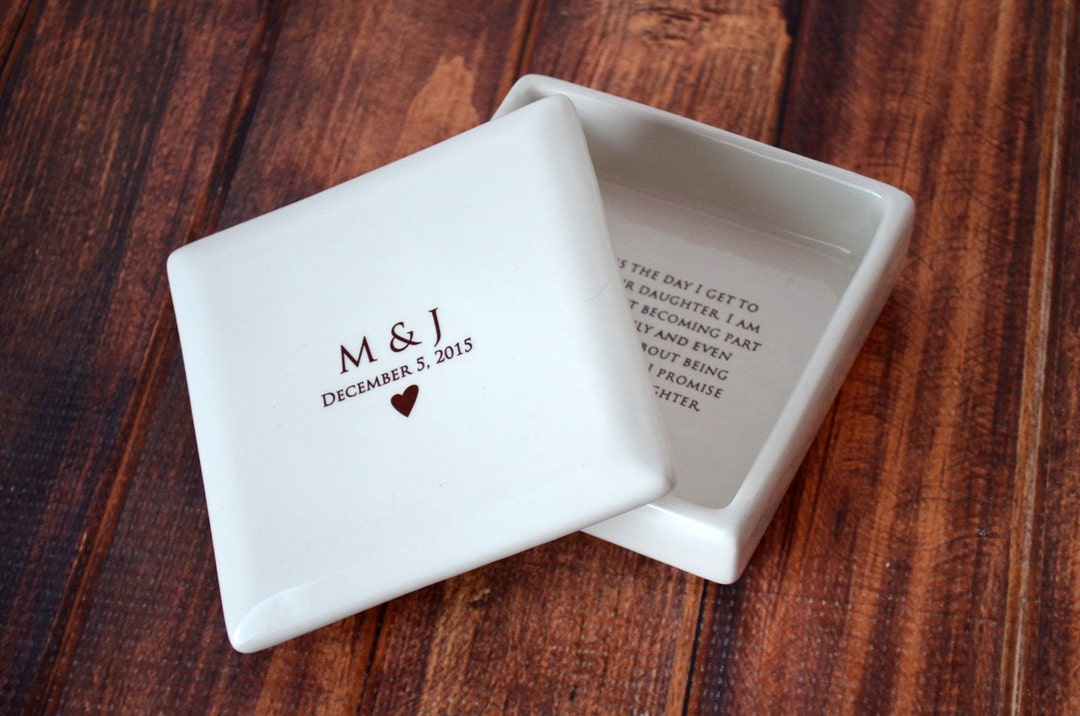 Personalized Mother of the Bride Keepsake Box - Gift From Groom - Etsy