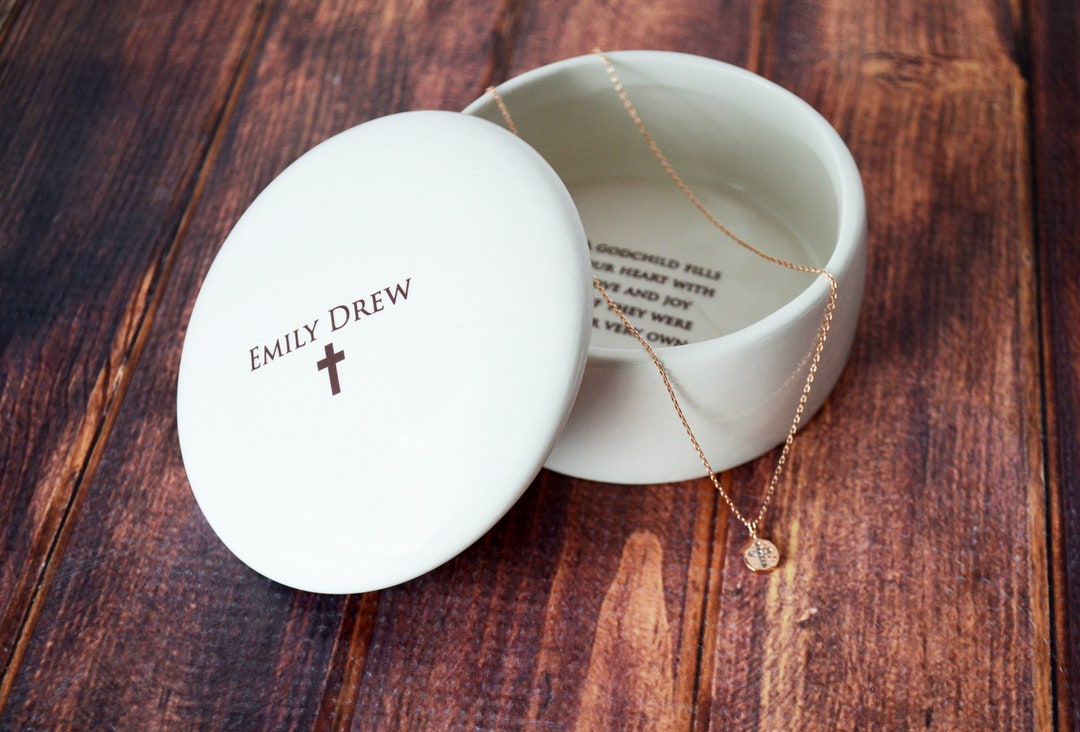 Godchild Gift With Necklace, Goddaughter Gift, Godchild Necklace ...