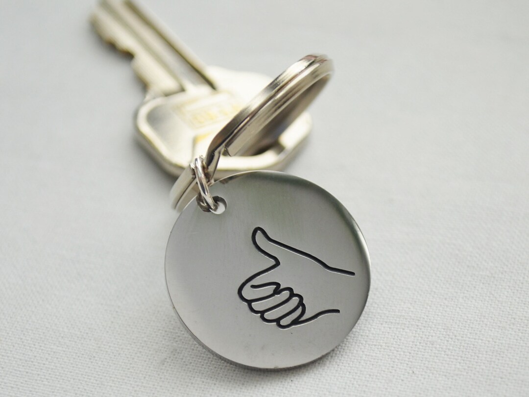Thumbs up Keychain Hand Gestures Keyring Fun Gift for - Etsy