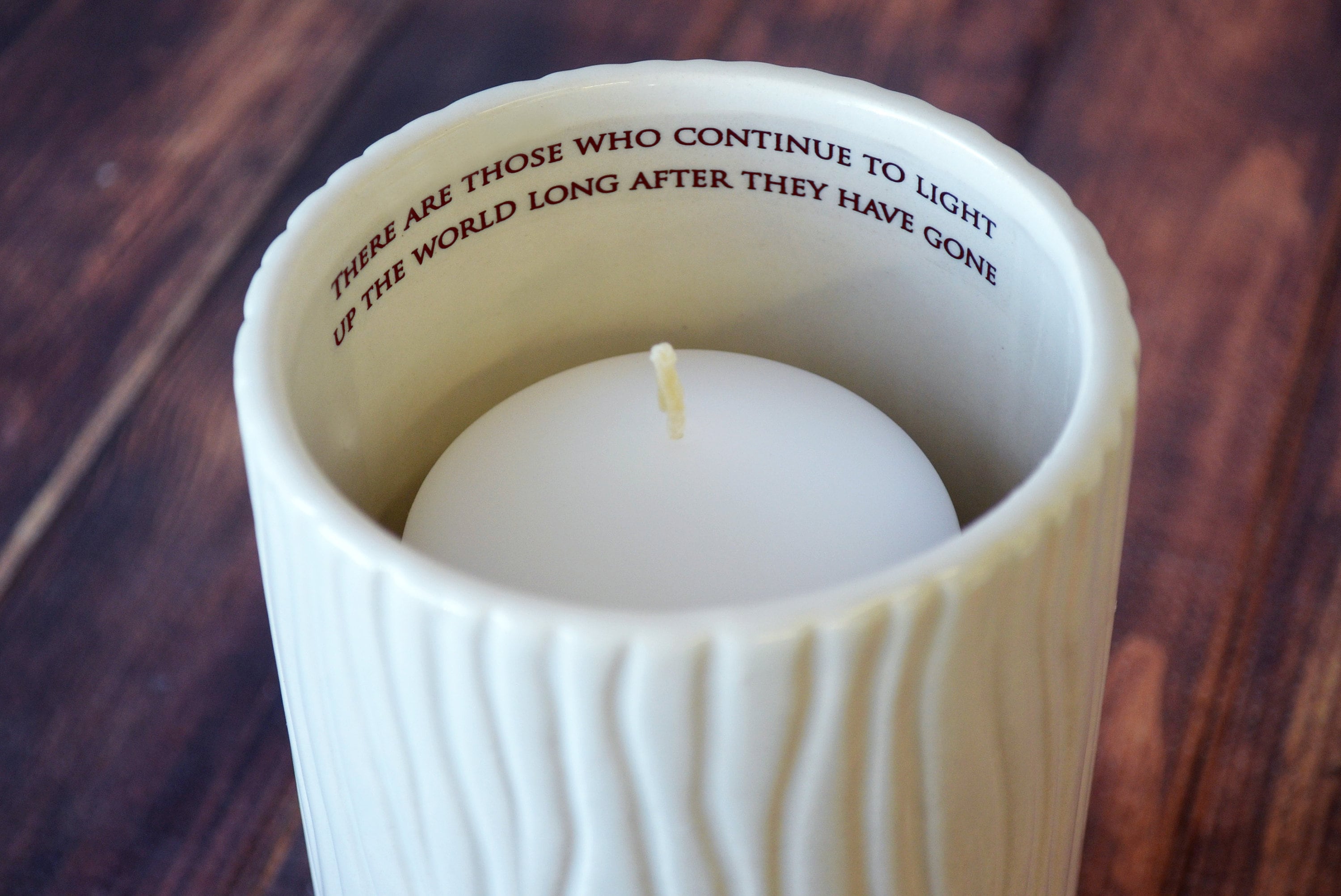 Sympathy Gift, Sympathy Candle, Tall Sympathy Votive, Sympathy Vase ...