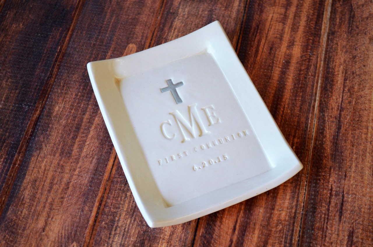 First Communion Gift Personalized Miniature Platter With - Etsy