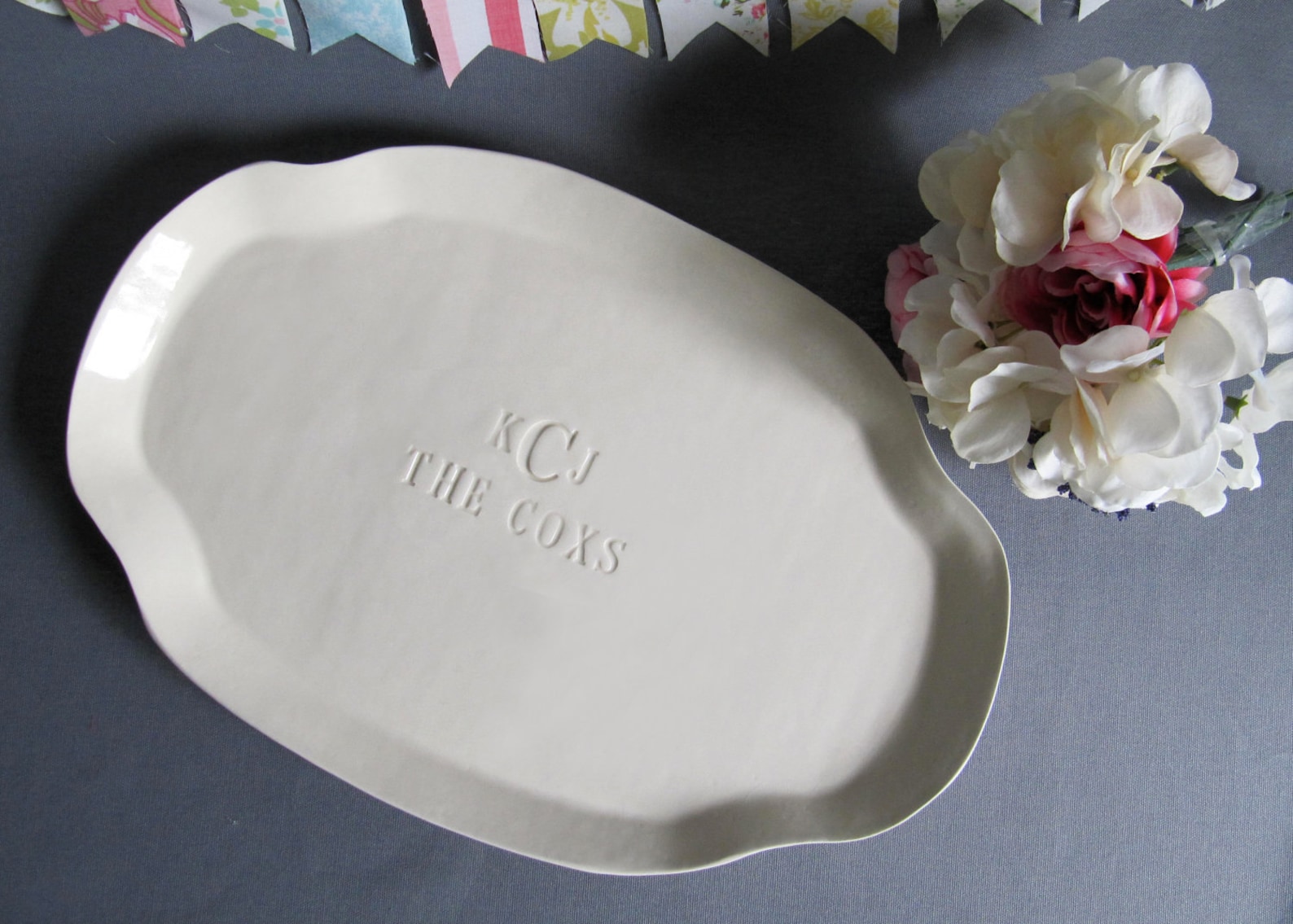 Wedding Gift, Engagement Gift or Signature Guestbook Platter ...