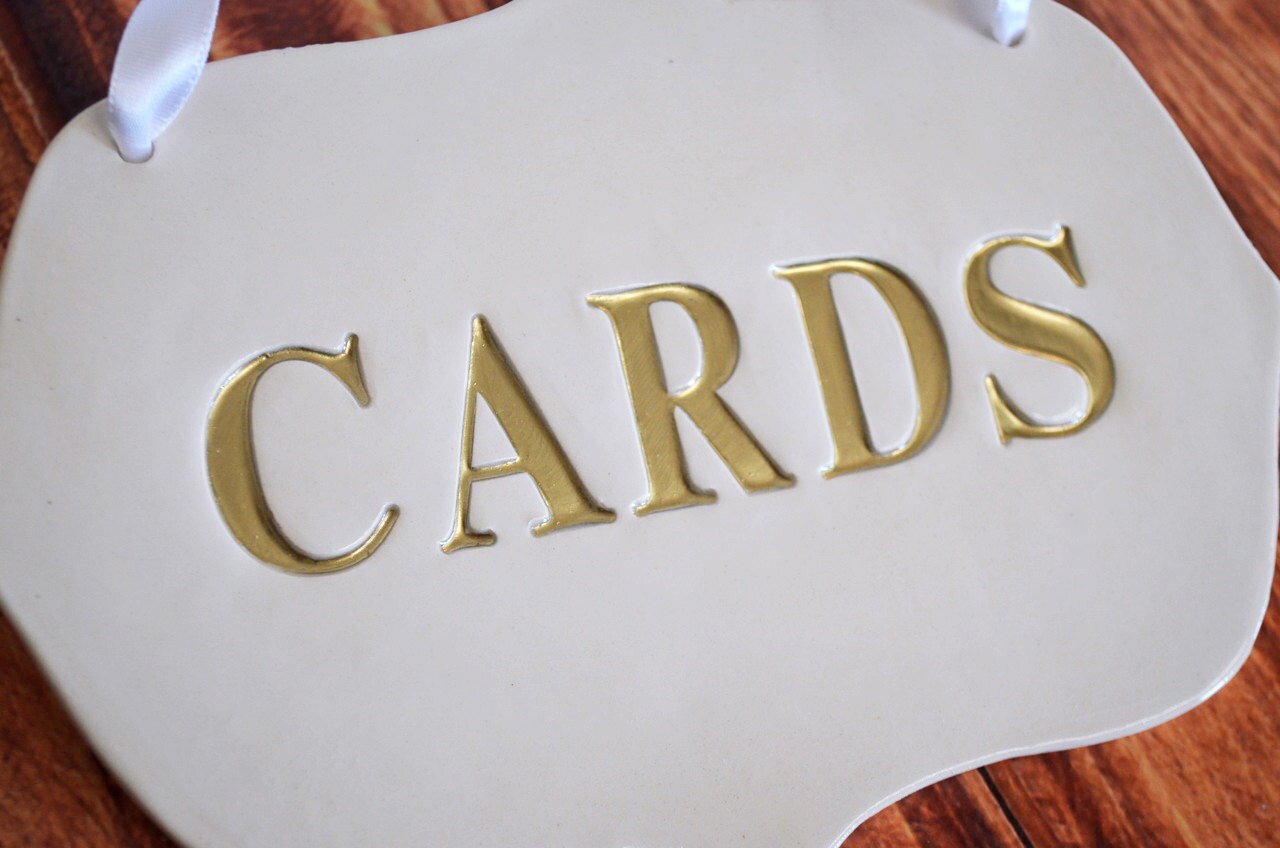 Cards Sign for Wedding Card Box Available in Different - Etsy
