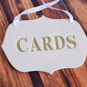 Cards Sign for Wedding Card Box - Available in Different Colors - READY ...