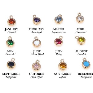 Add on - Small Birthstone - Etsy