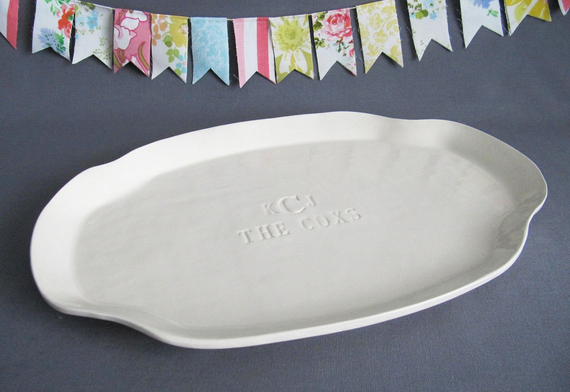 Wedding Gift, Engagement Gift or Signature Guestbook Platter ...
