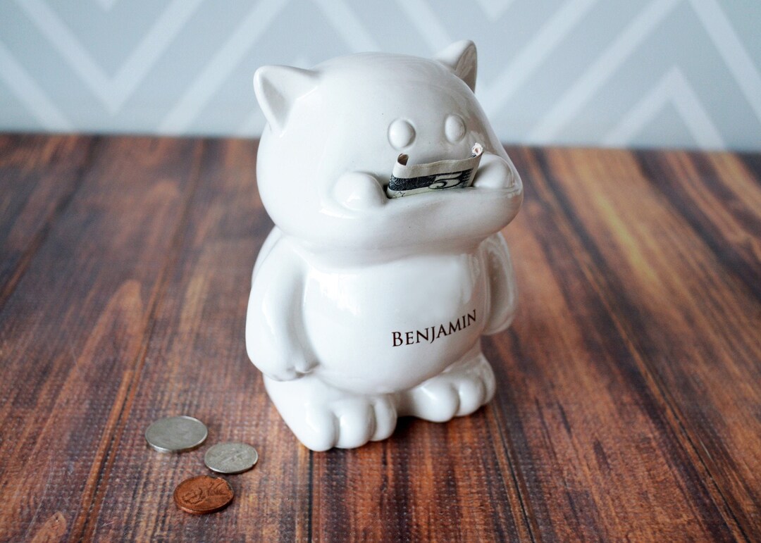 Personalized Monster Bank - Child Birthday Gift, 1st Birthday Gift ...