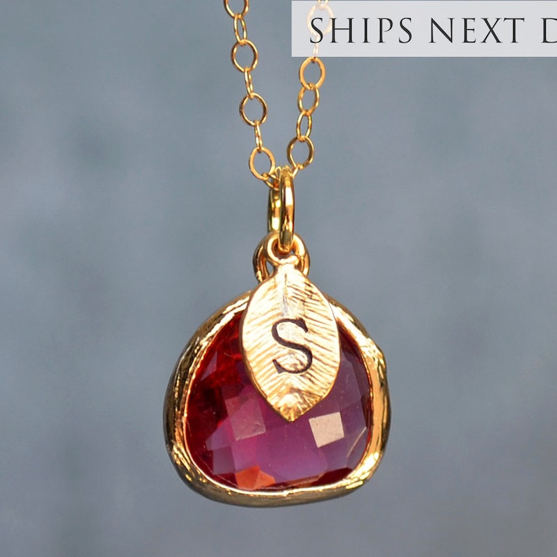 Ruby Birthday Jewelry - Etsy