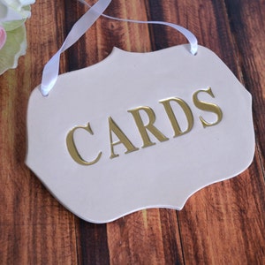 Cards Sign for Wedding Card Box - Available in Different Colors - READY ...