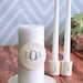 PERSONALIZED Unity Candle Ceremony Set With Ceramic Candle - Etsy