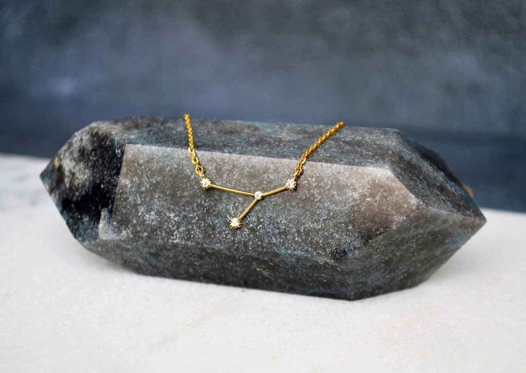Cancer Constellation Necklace: Gold Zodiac Astrology Jewelry - Etsy