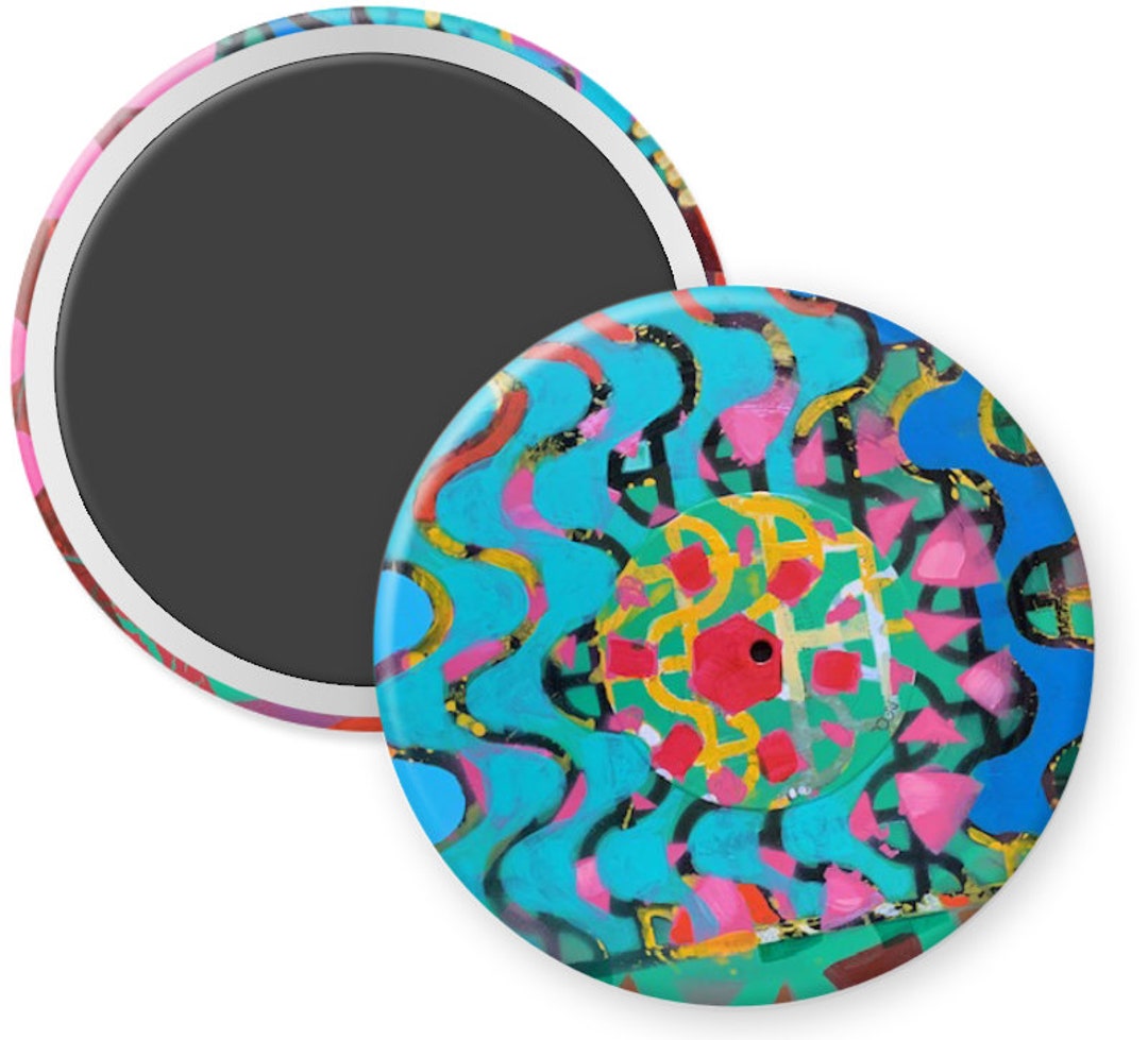 Radiating Magnet | Colorful Modern Magnet | Magnet Gift | Good Luck ...