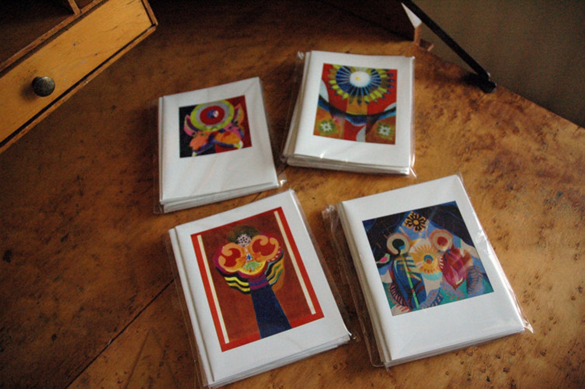 Little Angel Blank Note Cards - Etsy