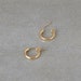 Small Gold Hoops, Latch Back Hoops, Mini Hoops - Etsy