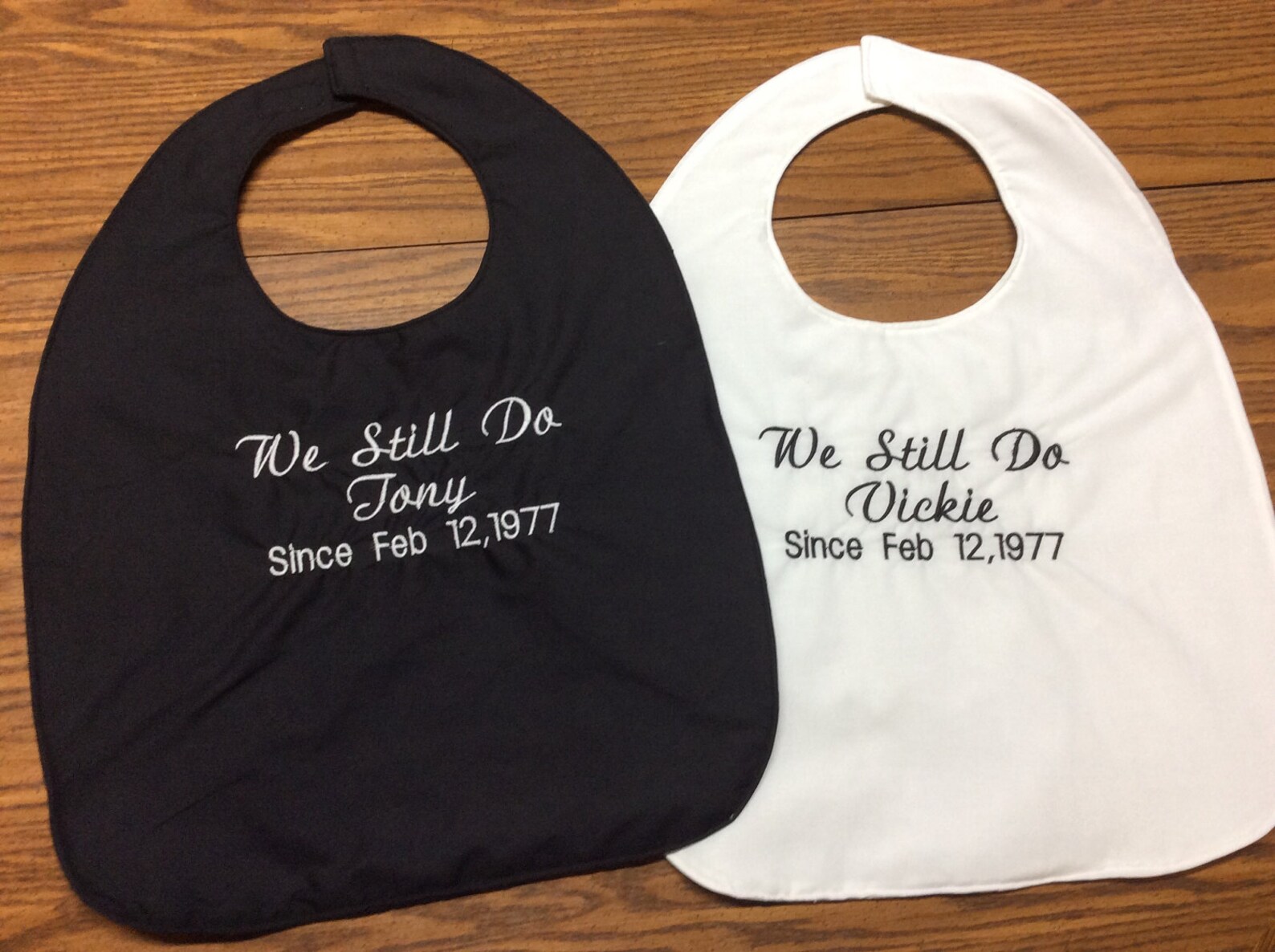 Wedding Bibs, Couples Clothing Protectors, Bridal Shower Gift, Bachelor ...