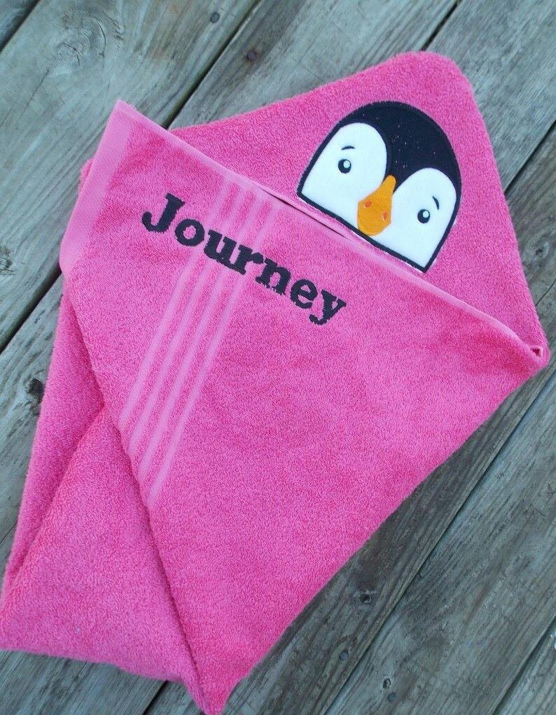 Penguin Hooded Towel Infant Toddler and Kids Sizes Best for - Etsy