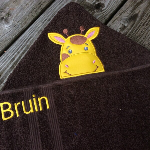 Giraffe Bath Towel - Etsy