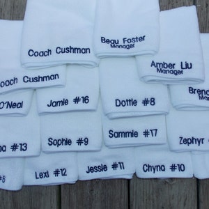 Sports Towel Face Cloth Baseball Team Towel Sweat Cloth Personalized ...