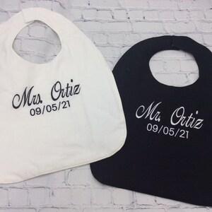 Wedding Bibs, Couples Clothing Protectors, Bridal Shower Gift, Bachelor ...