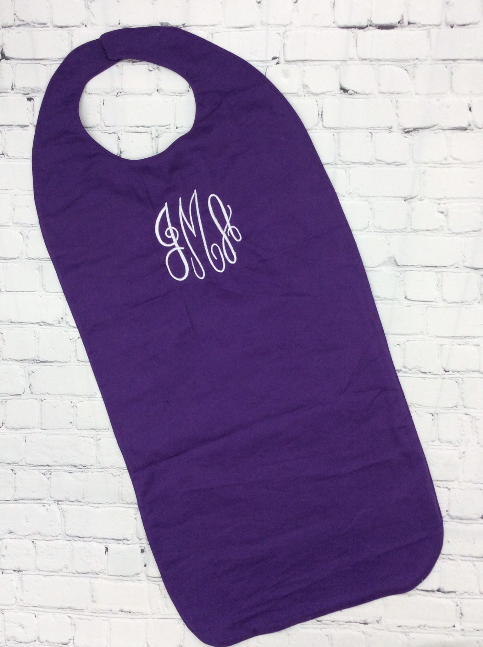 LONG Adult Bib Personalized Adult Bib Personalized Special | Etsy