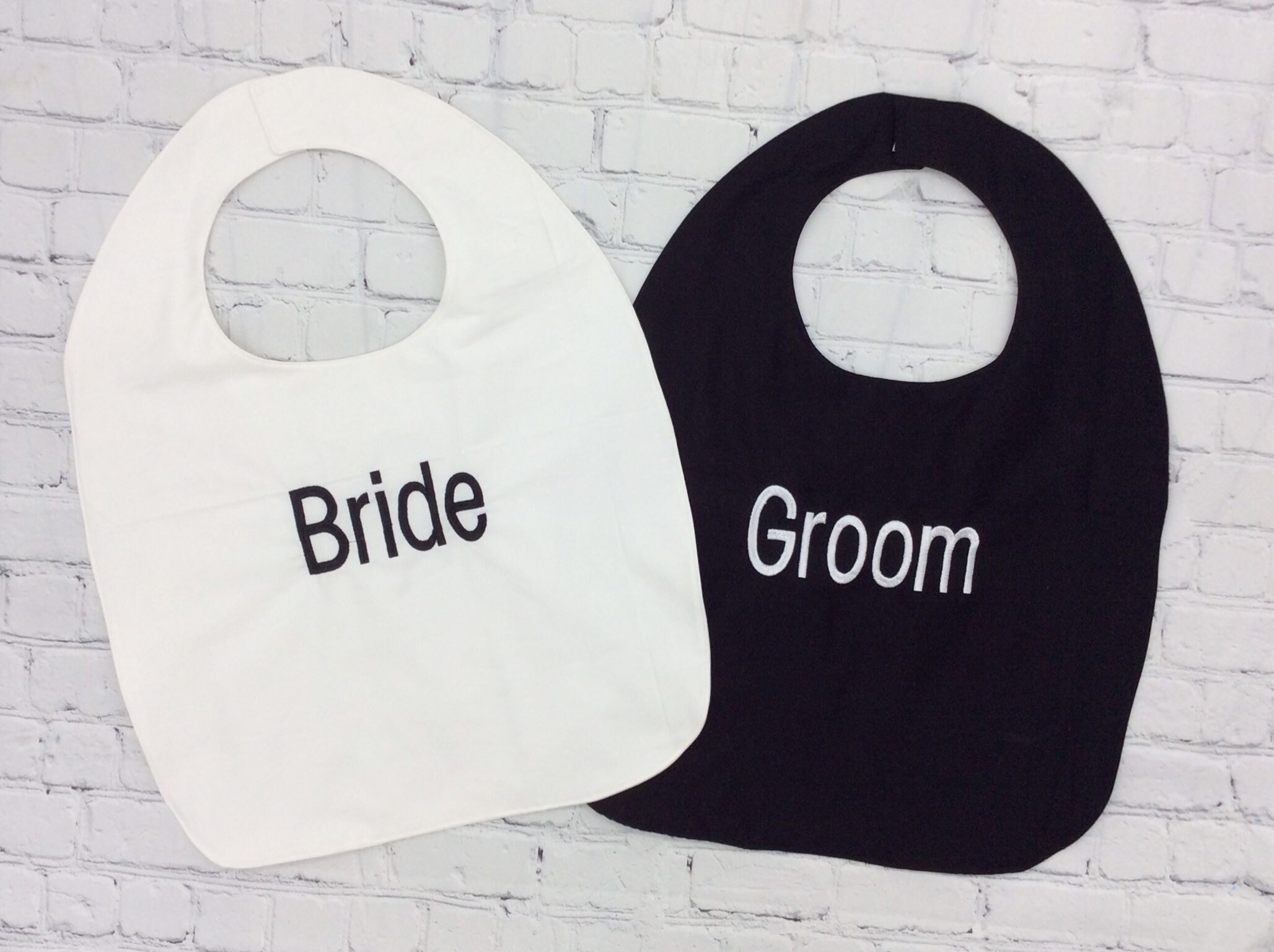 Wedding Bibs, Couples Clothing Protectors, Bridal Shower Gift, Bachelor ...
