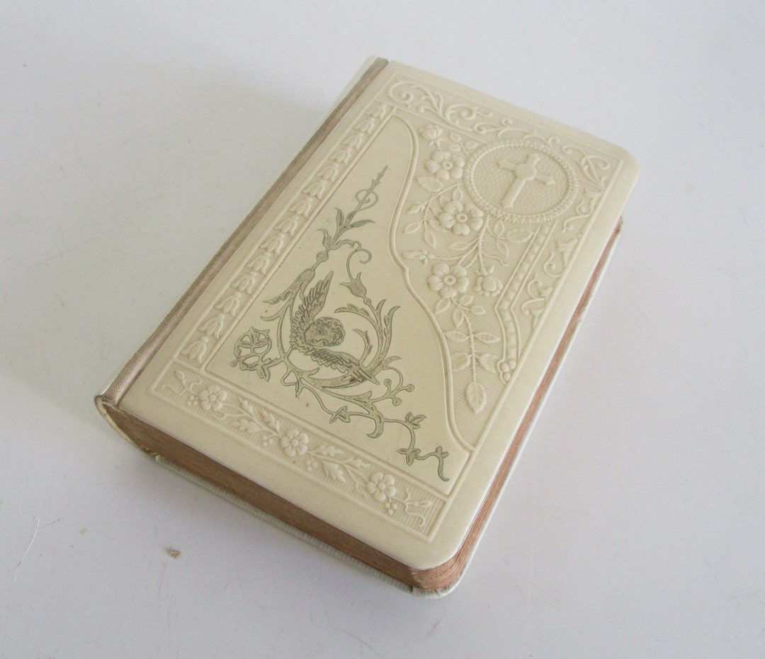 Antique French Missal 1920s, Bakelite and Silver Cover Missel ...
