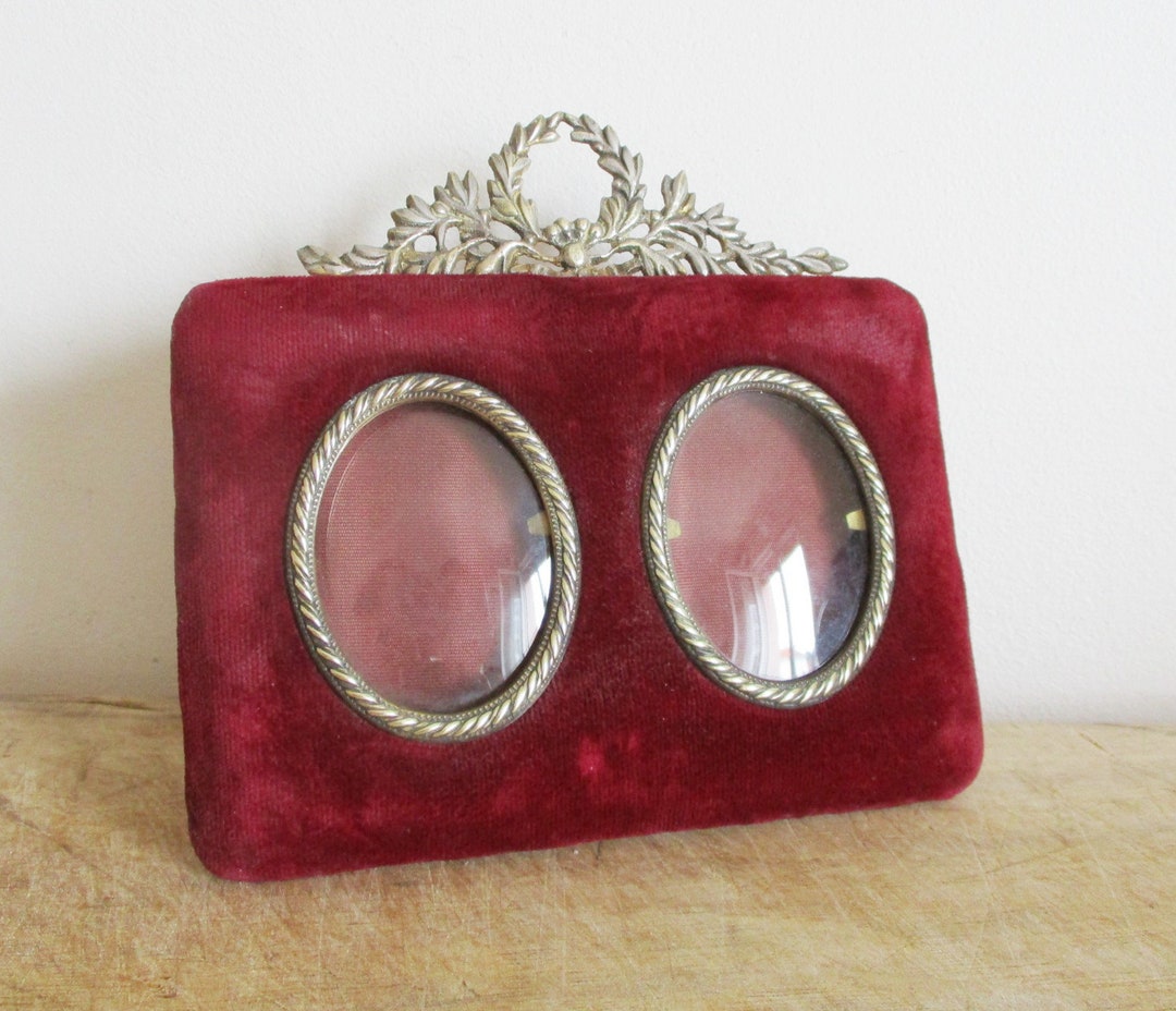 Antique Vintage French Frame, 1940s Photo, Ephemera Paper, Cadre Ancien ...