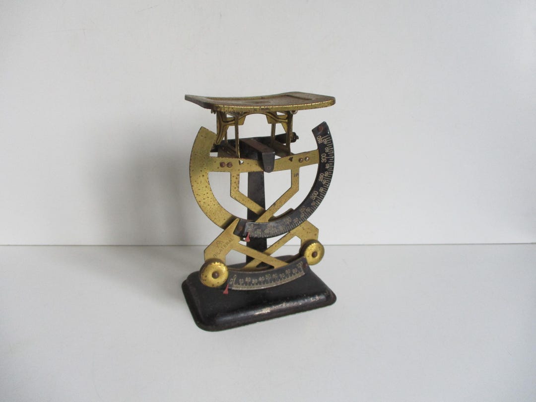 Vintage Postal Letters Letter Scale, 1930s Antique Office Industrial ...