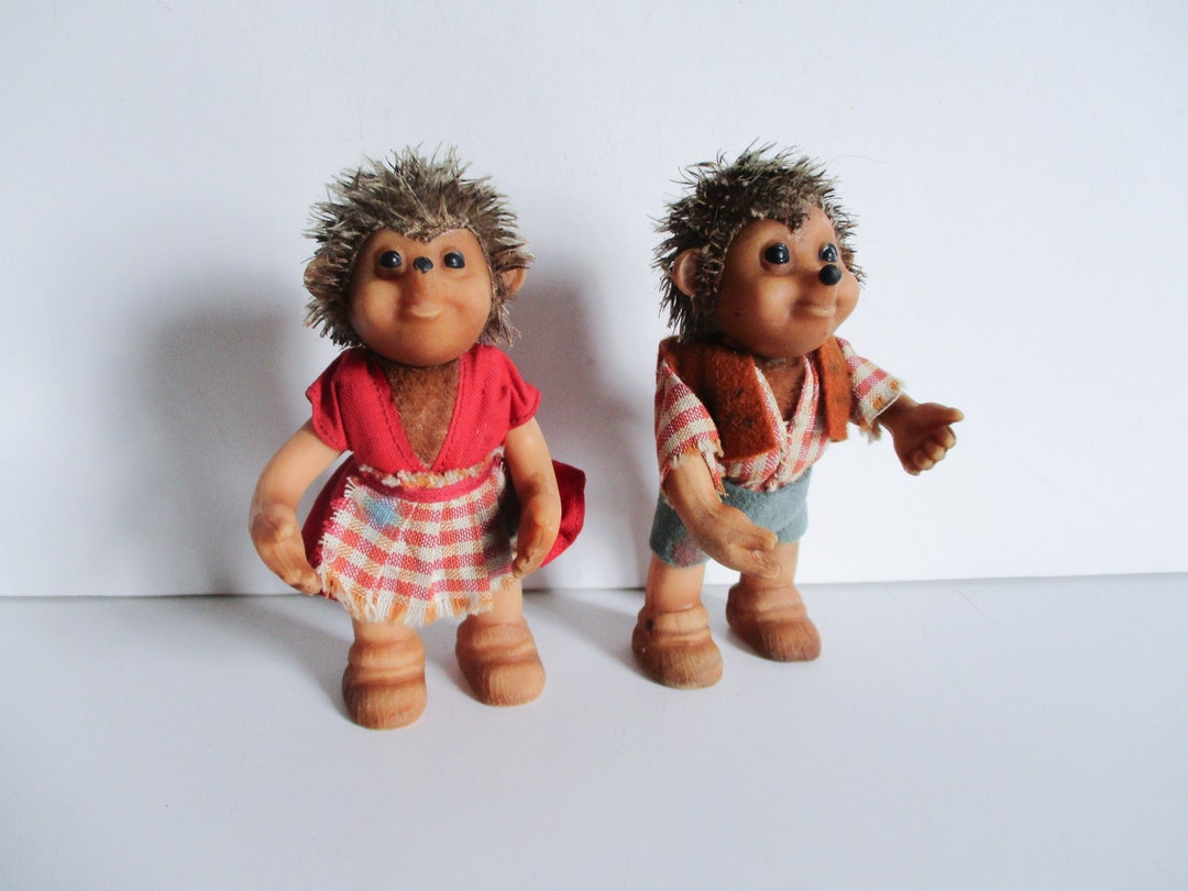 Vintage Little STEIFF Hedgehog Mecki Micki 1960s Antique Toy Doll ...