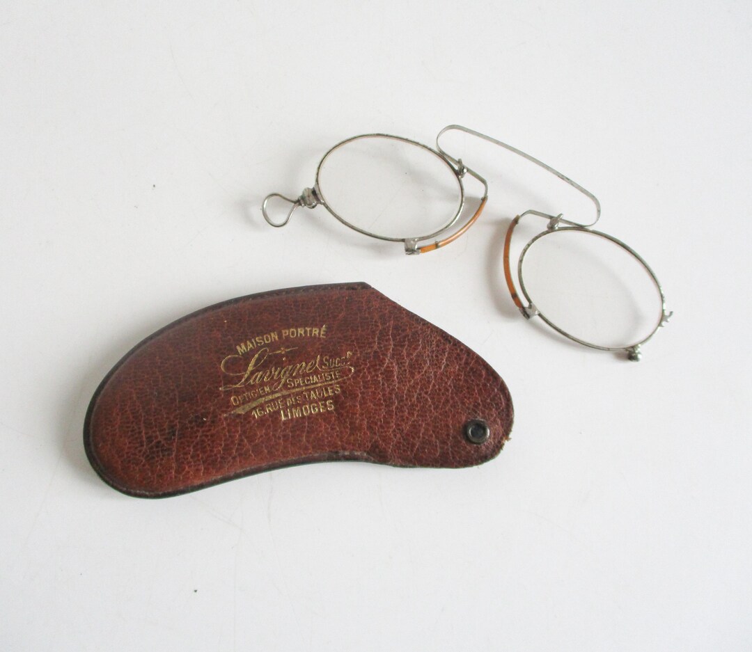 Antique French Eye Glasses, 1800s, Victorian Spectacles, France Paris ...