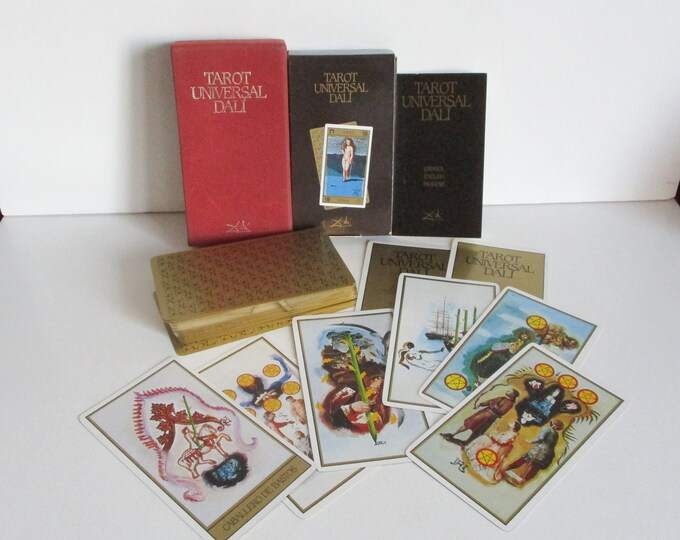 Vintage Tarot Universal DALI 1984, Antique Card Deck Game Salvador Dali Jeu Tarot - Etsy