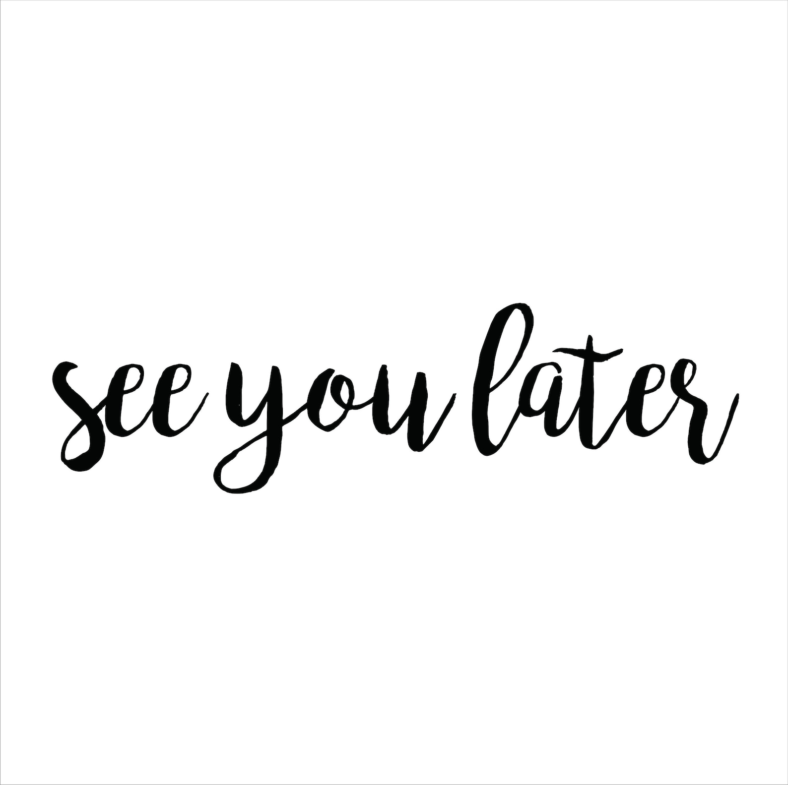 See You Later Door Decal Sticker | Etsy