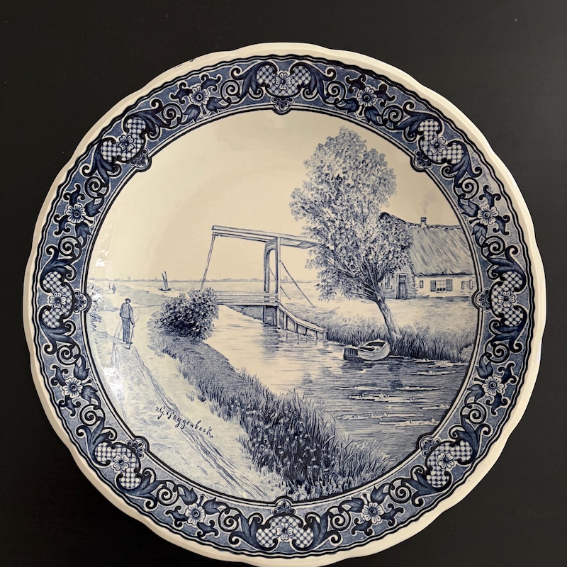 Sphinx Delft Plate - Etsy
