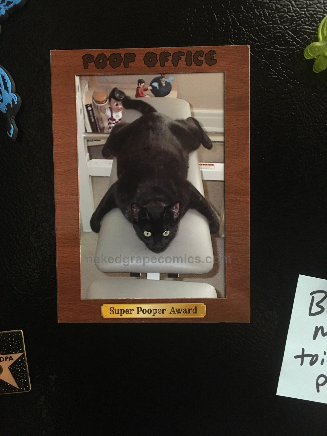 Poop Office super Pooper Award Magnetic Photo Frame - Etsy
