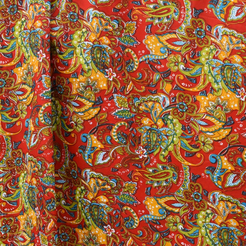 Vintage 1970s Fabric - Etsy UK