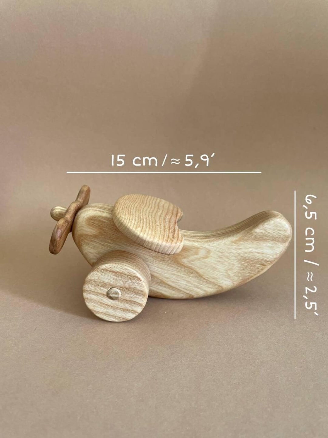 Handcrafted Wooden Toy Plane – Eco-friendly & Non-toxic, Perfect for ...