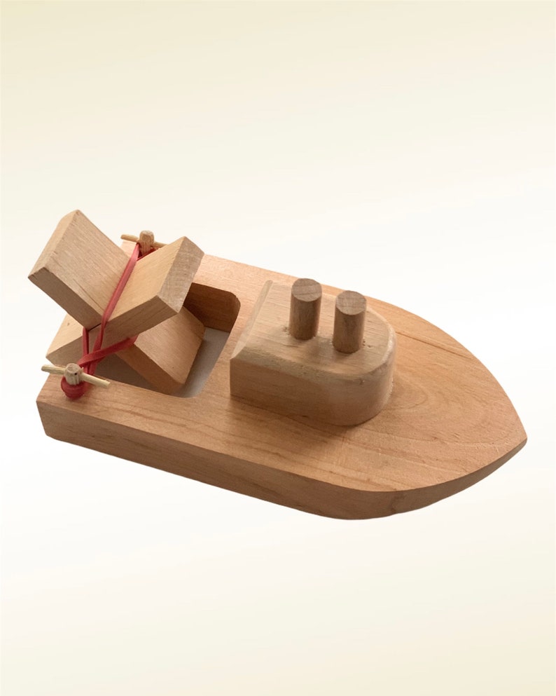 Personalized Wooden Toy Boat. Kids Wood Bath Toy. Pure Wood | Etsy