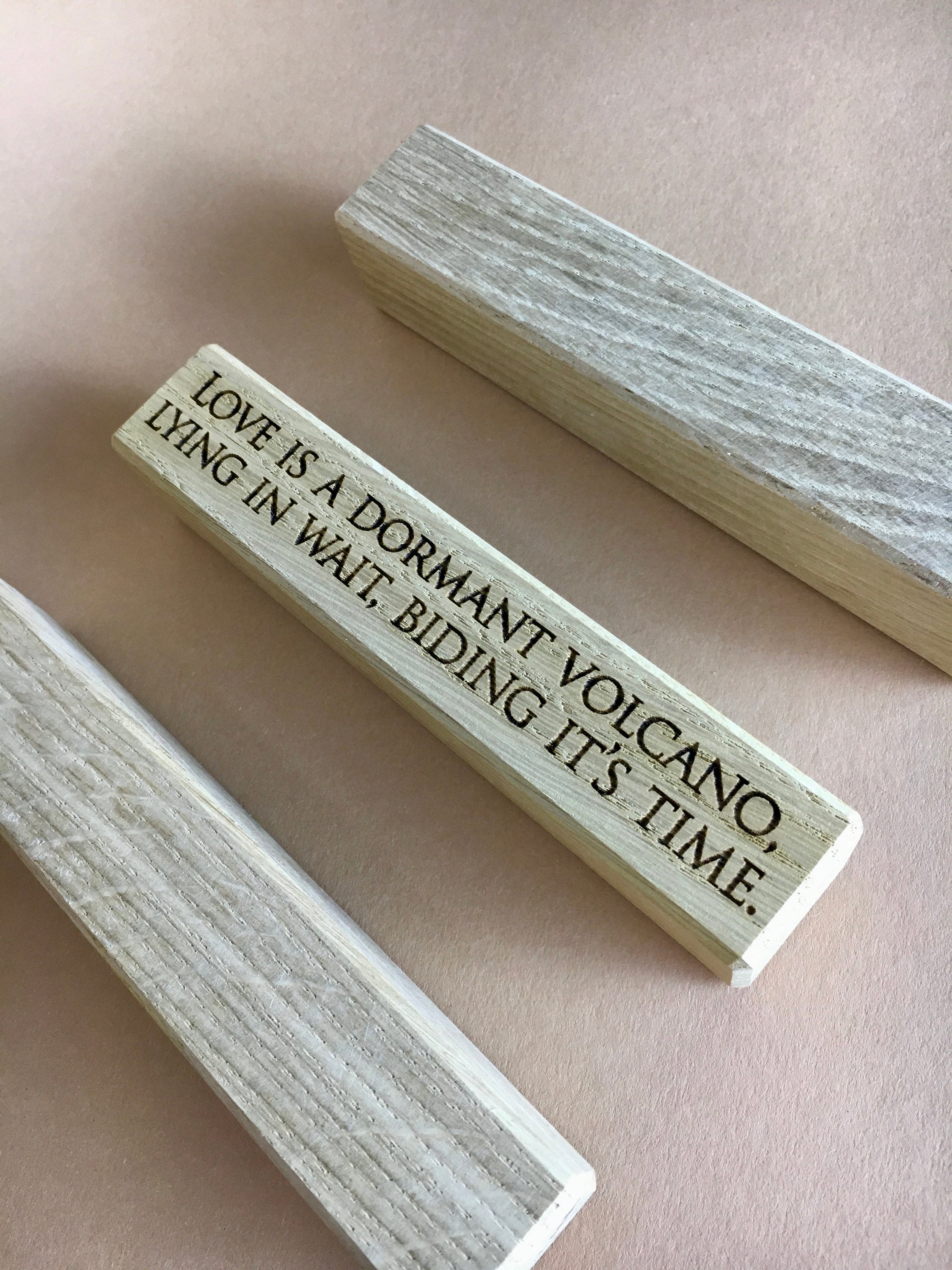 Custom Engraved Wooden Blocks Personalized Rectangular Blocks for Any ...