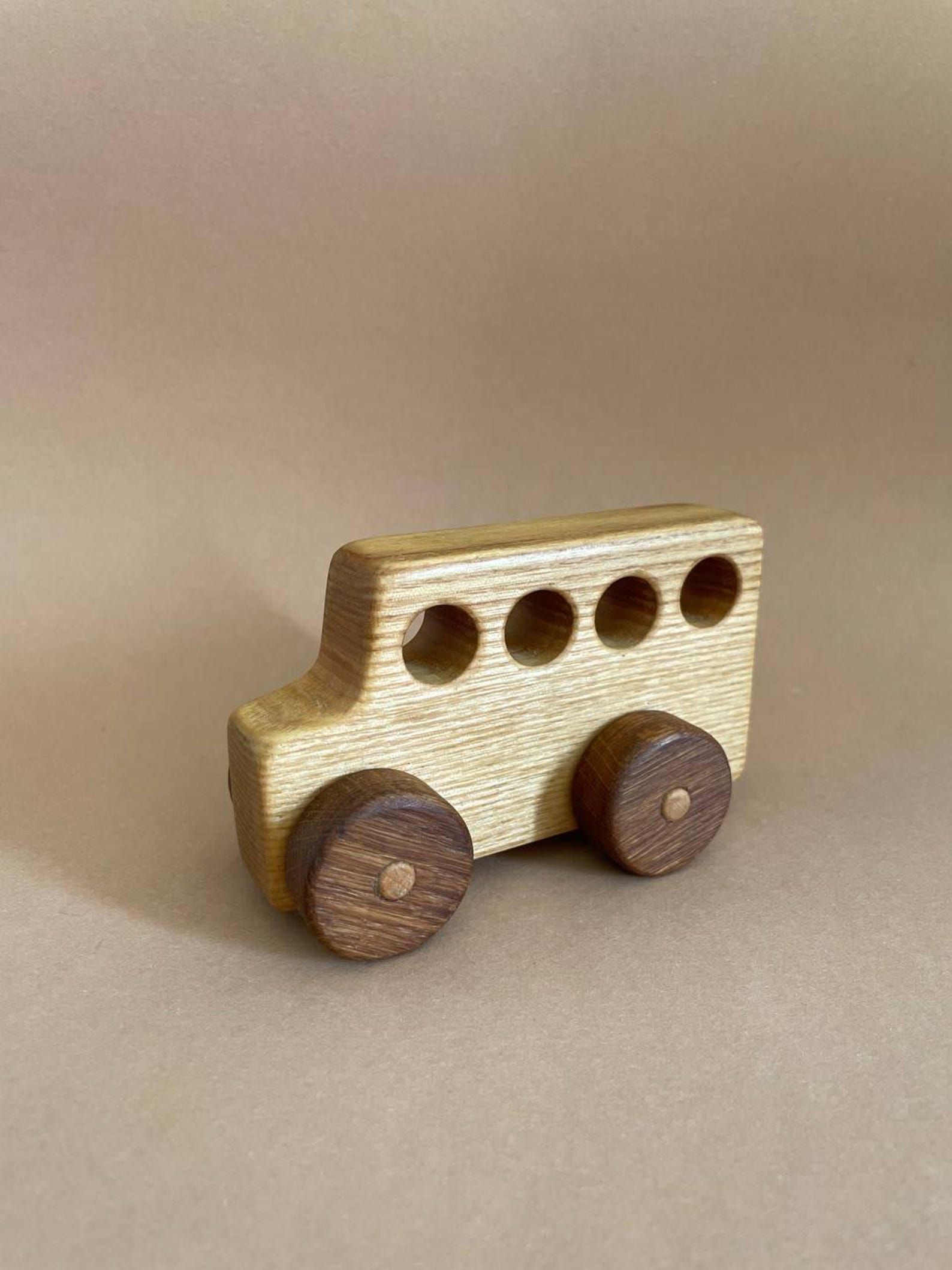 Handcrafted Wooden Toy Bus – Natural Linseed Oil Finish - Etsy